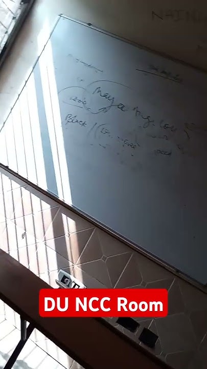 DU NCC Room #ncc #delhiuniversity - YouTube