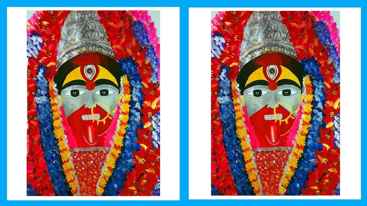 How To Draw Maa Tara | Realistic Drawing Tarapith Taramaa. Avi Art and ...