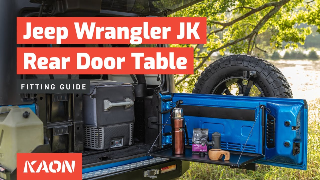 We install a Rear Door Table in the Jeep Wrangler JK – Fitting ...