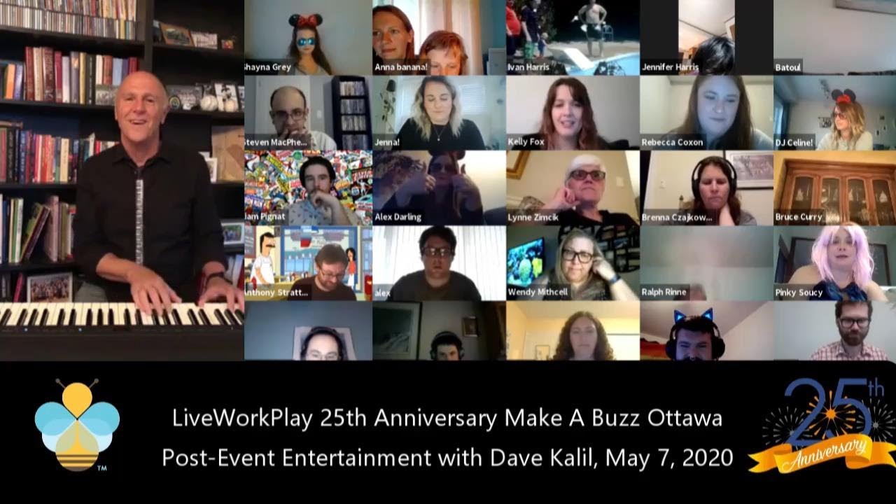 Dave Kalil Make A Buzz Ottawa Live Online Concert LiveWorkPlay 25th ...
