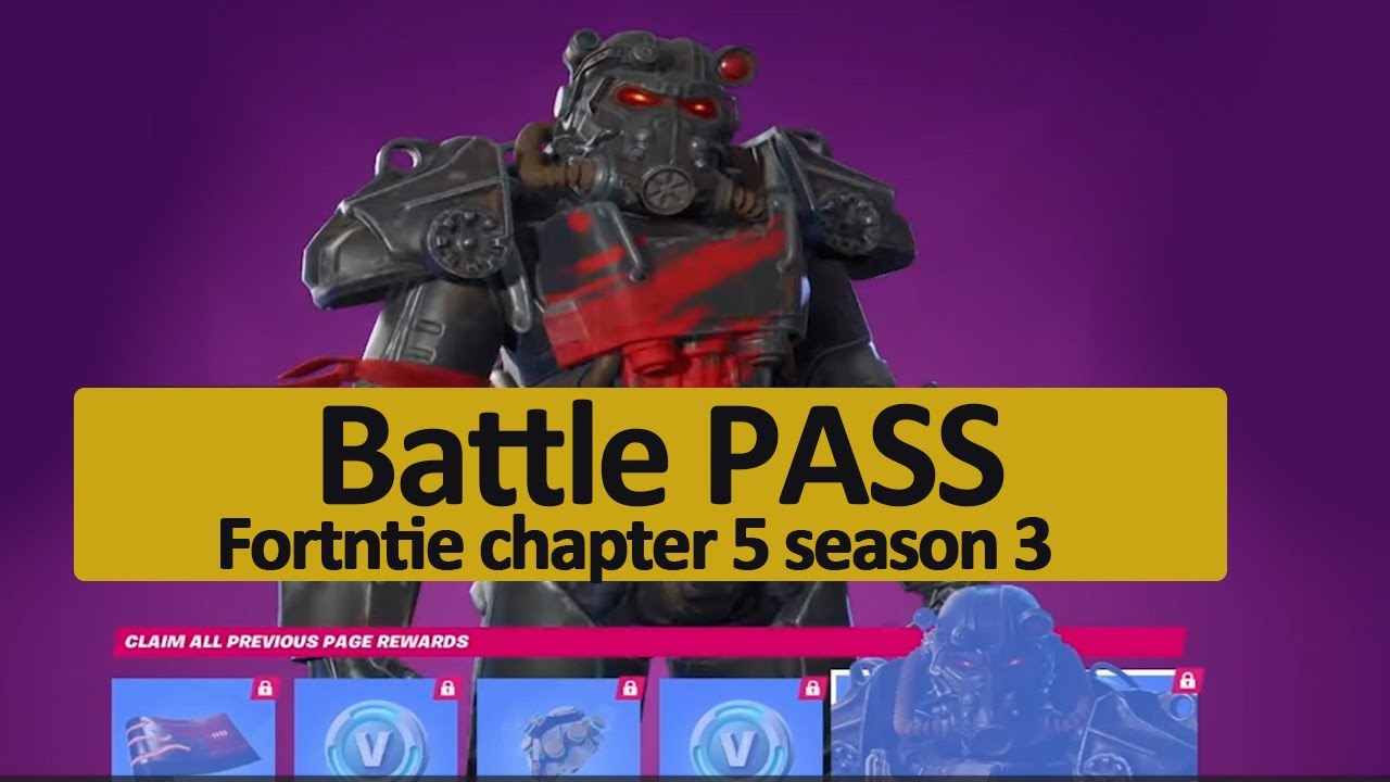 BATTLE PASS Fortnite CHAPTER 5 season 3 - Rozdział 5 Sezon 3 Karnet ...