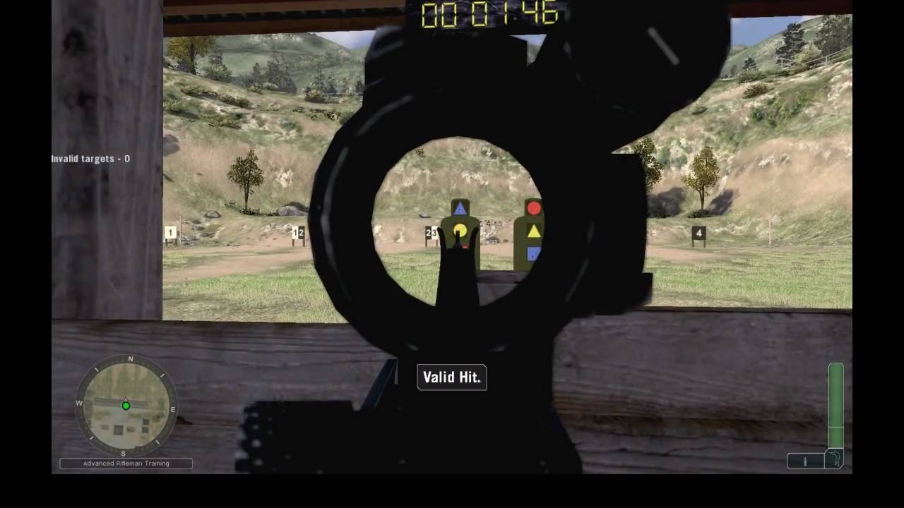 America's Army 3 - Training Advanced Rifleman Tier I - YouTube