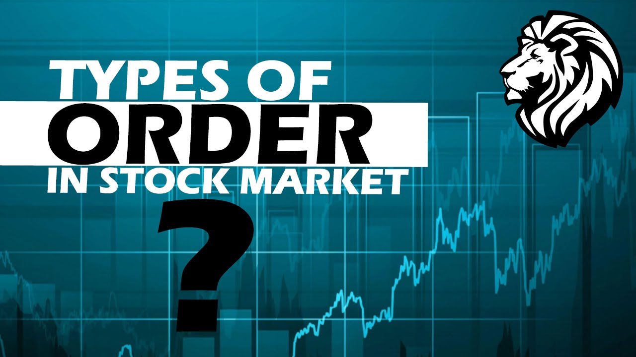 types of orders in stock market || Market order, stoploss order, limit ...