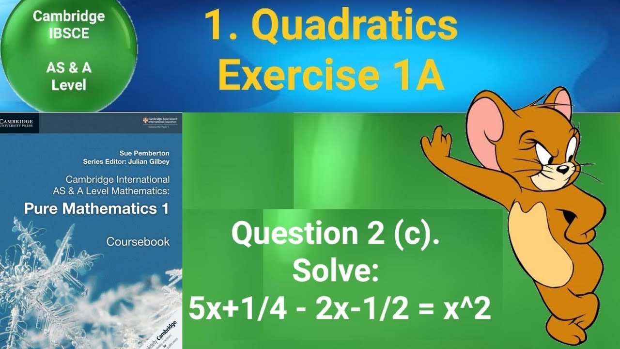 Solve 5x 1 4 2x 1 2 X 2 YouTube Solve 5x 1 4 2x 1 2 X 2 YouTube
