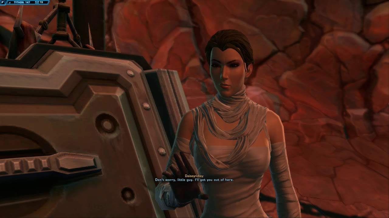 Rey in SWTOR--Tython p9 - YouTube