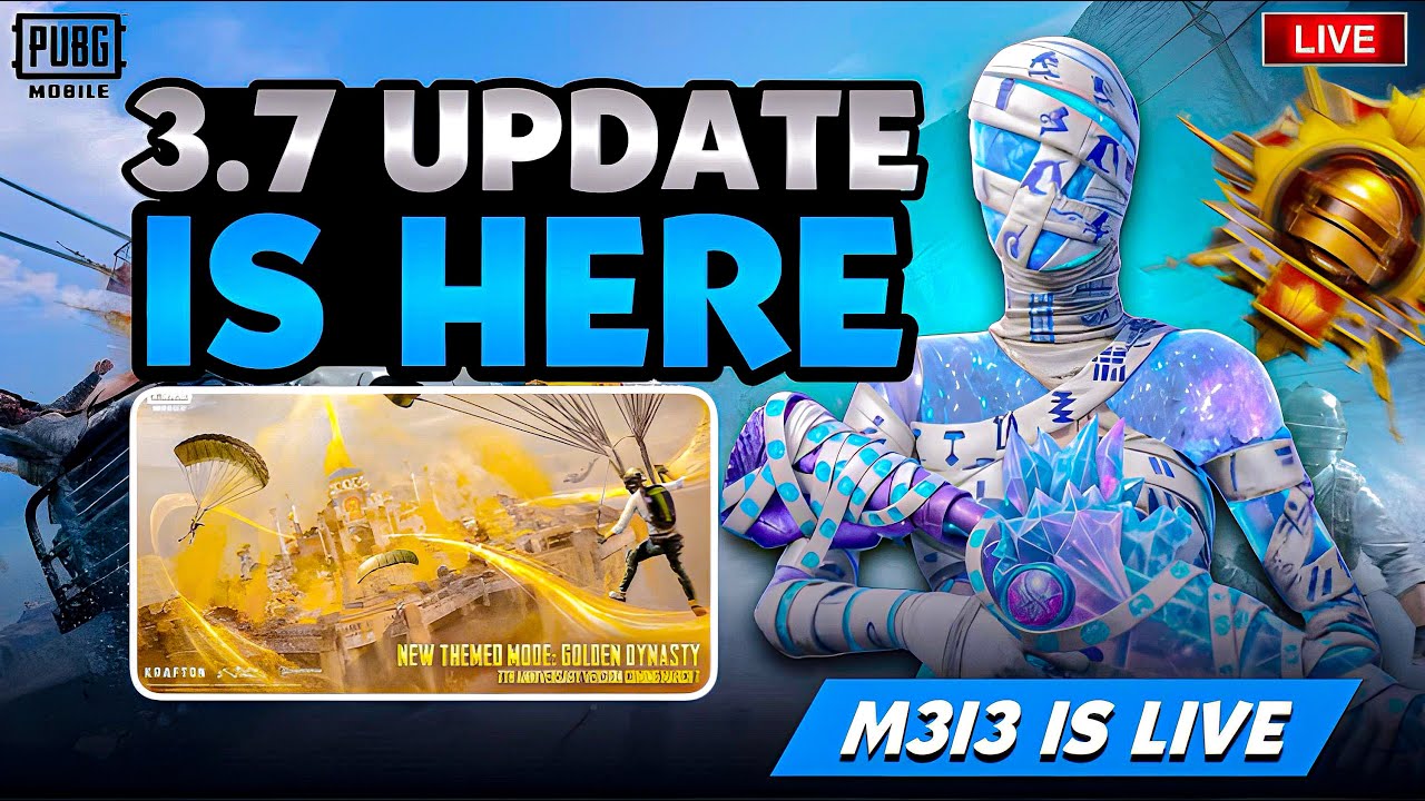 Let’s Explore 3.7 update With aggressive gameplay • PUBG MOBILE LIVE ...