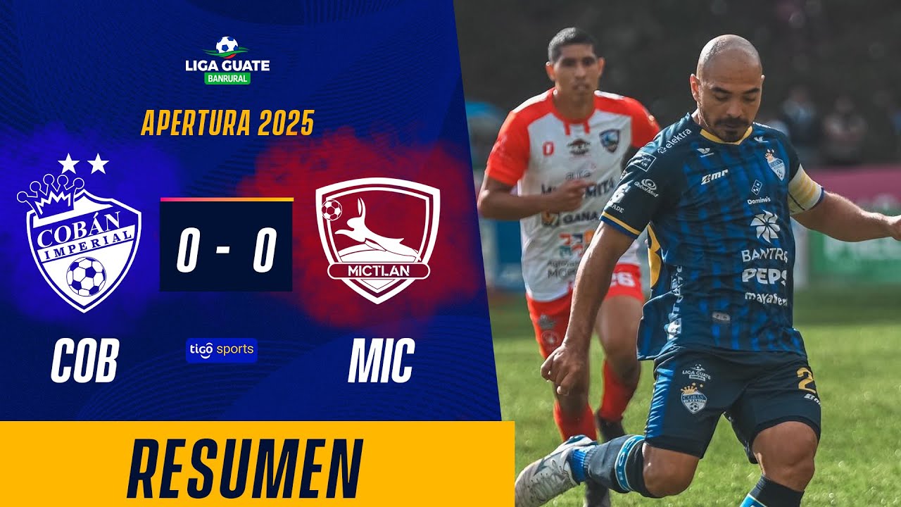 COBÁN NO PUDO EN CASA Y QUEDA ELIMINADO // Cobán Imperial 0-0 Mictlán ...