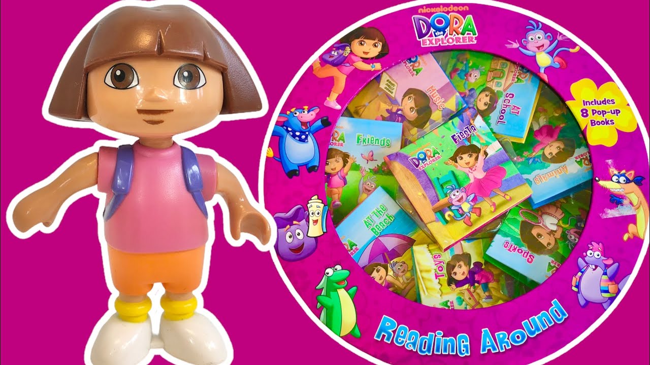 DORA THE EXPLORER Reading Around Miniature Books - YouTube