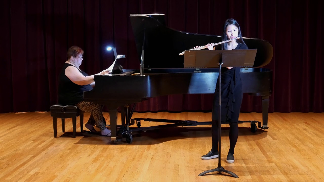 Sonata by Robert Muczynski, Movement 3, Iris Fu, flute, Debra ...