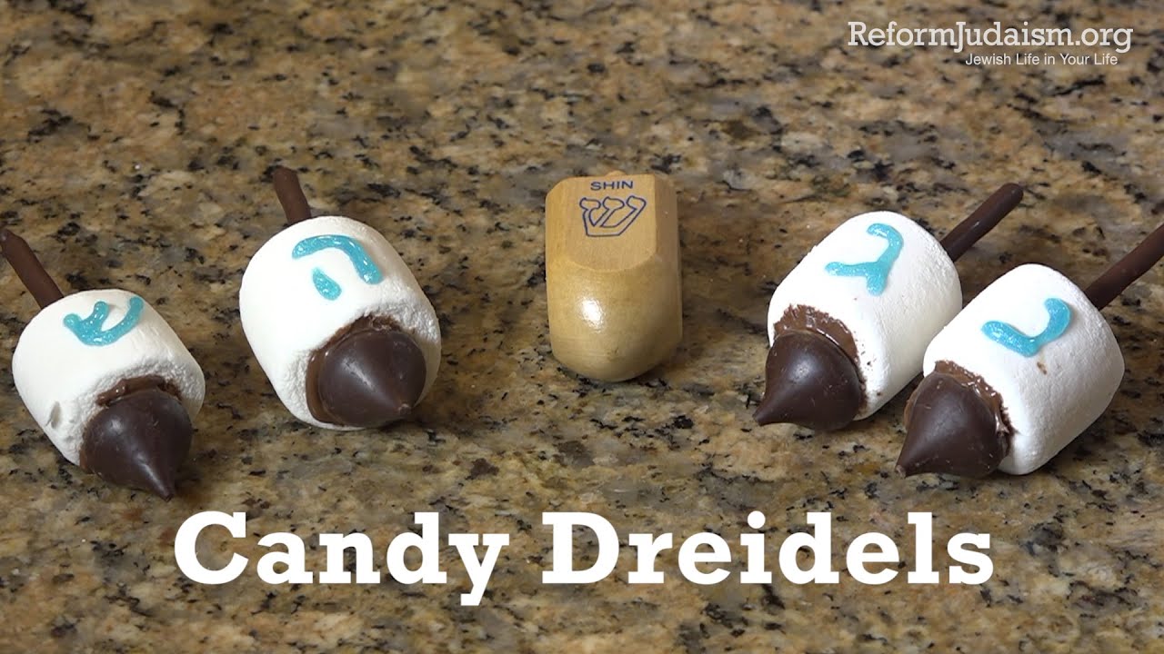 How to make edible dreidels - YouTube