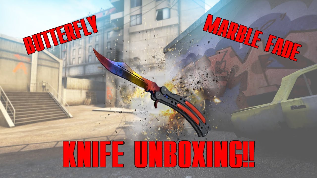 MARBLE FADE BUTTERFLY UNBOXING!! - YouTube