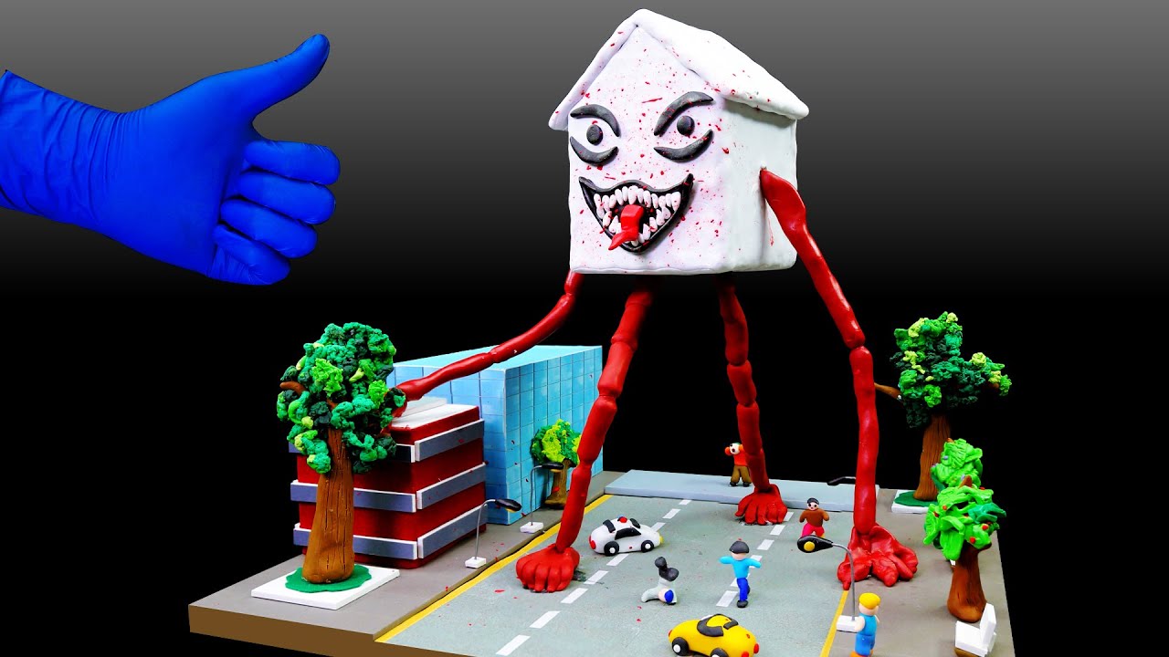 😱 Making MILKWALKER AMBASSADOR Trevor Henderson Creatures | Tiny Clay ...