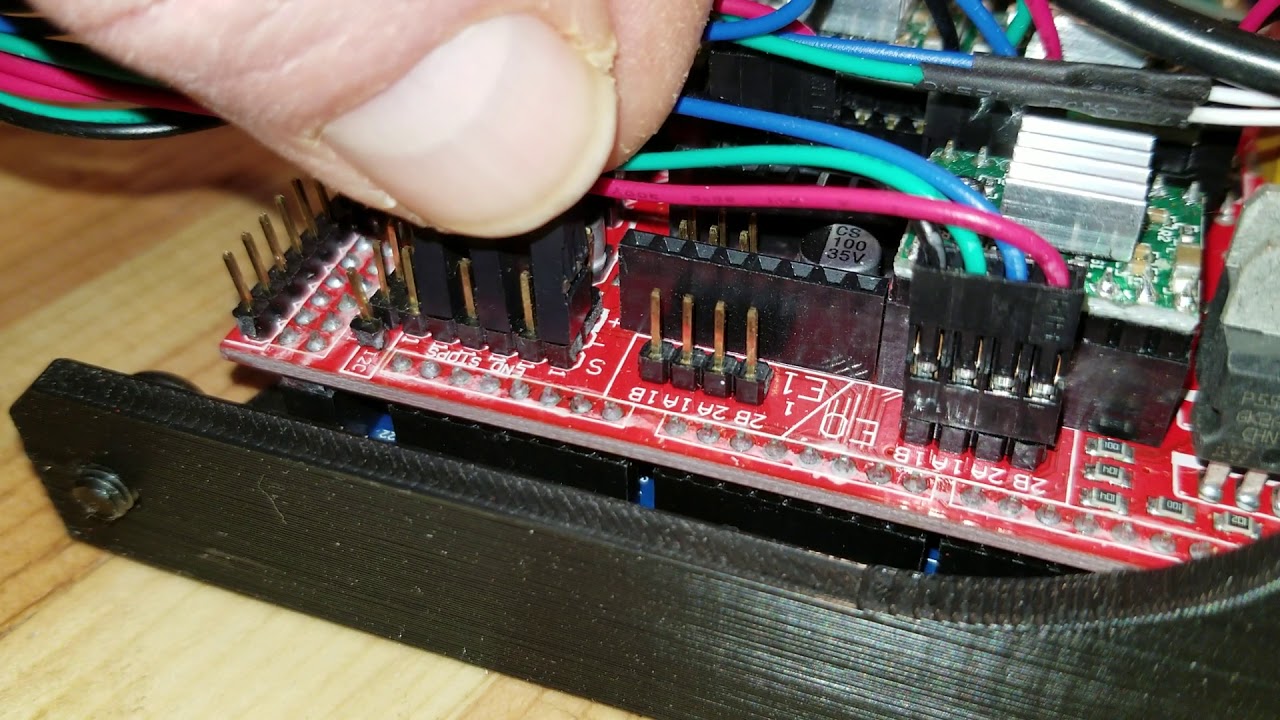 XYZ limit switch connections - YouTube