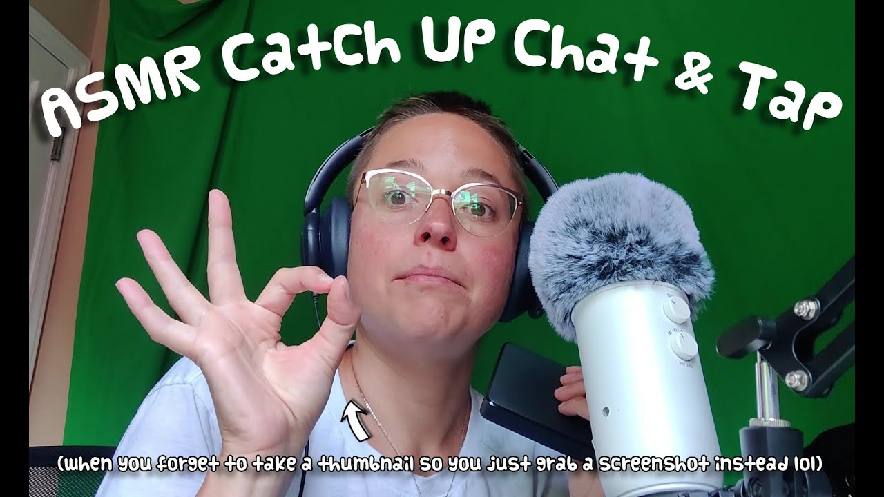 ASMR Let's Catch Up!! (whisper rambles, tapping, very laid back ...