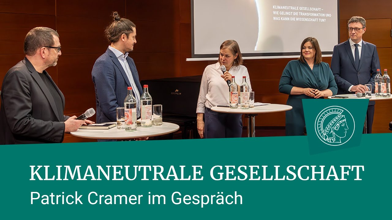 Wege in eine klimaneutrale Gesellschaft | Patrick Cramer im Gespräch - YouTube