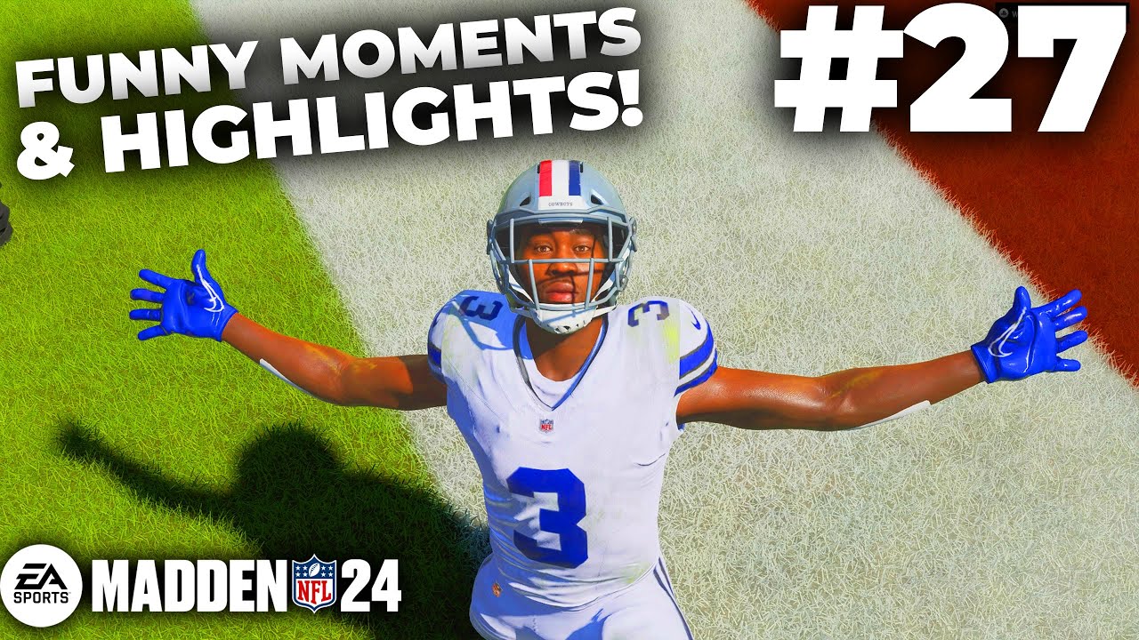 MADDEN 24 FUNNY MOMENTS + HIGHLIGHTS #27! - YouTube