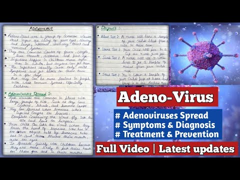 एडेनोवायरस (Adenovirus) क्या है? | Adenoviruses Spread - symptoms ...