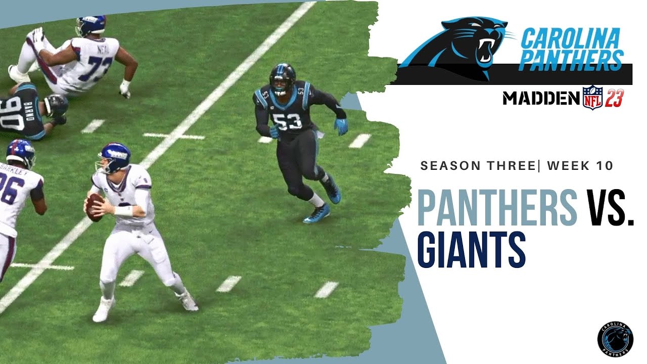 Defensive Giants Battle It Out! | Madden 23 Panthers Franchise: S3G11 ...