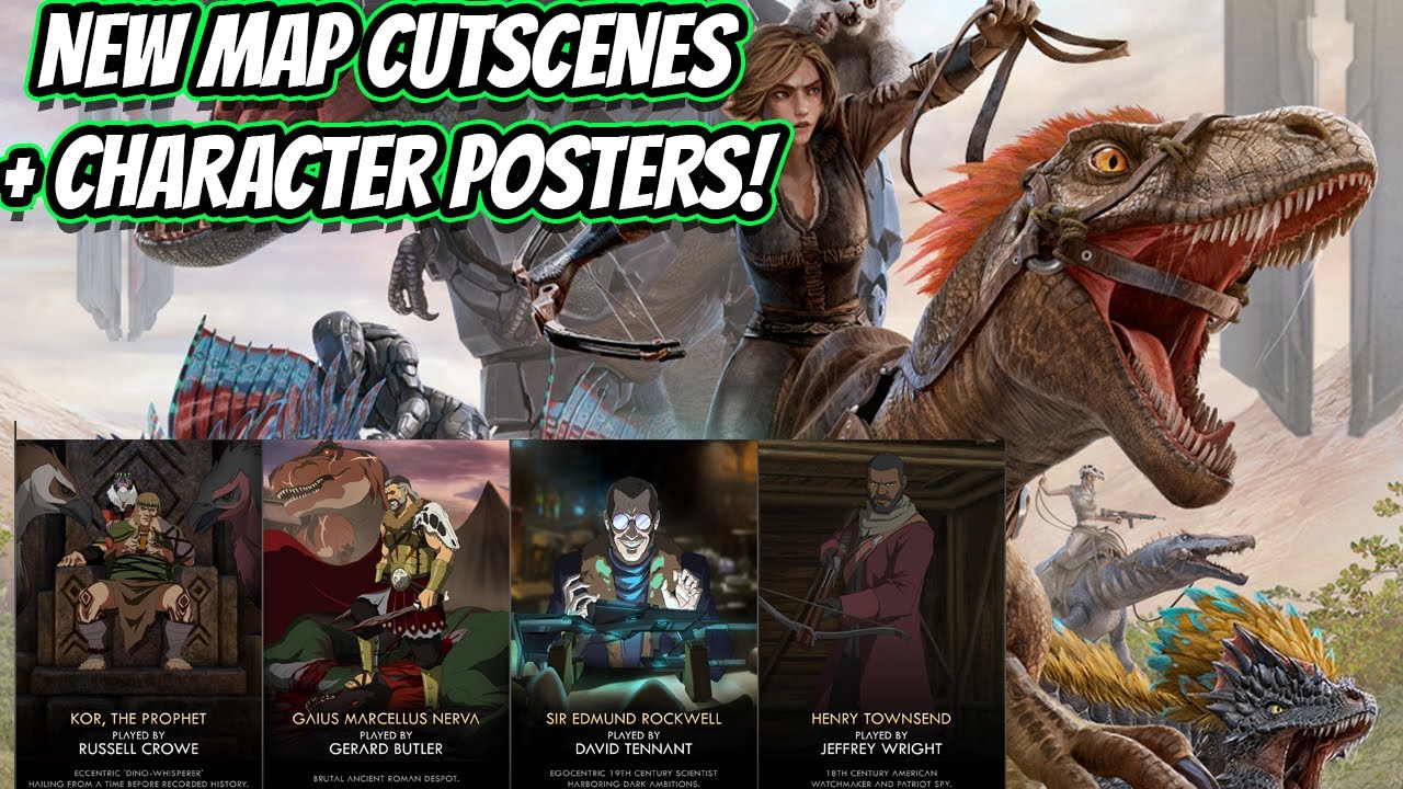 ARK ANIMATED SERIES COMPLETE?! CHARACTER POSTERS + NEW CUTSCENES FOR ...
