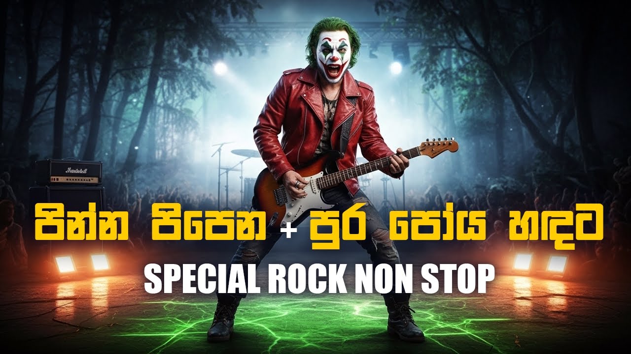 Pinna Pipena + Pura Poya Handata (පින්න පිපෙන + පුර පෝය හඳට) Rock Mix ...