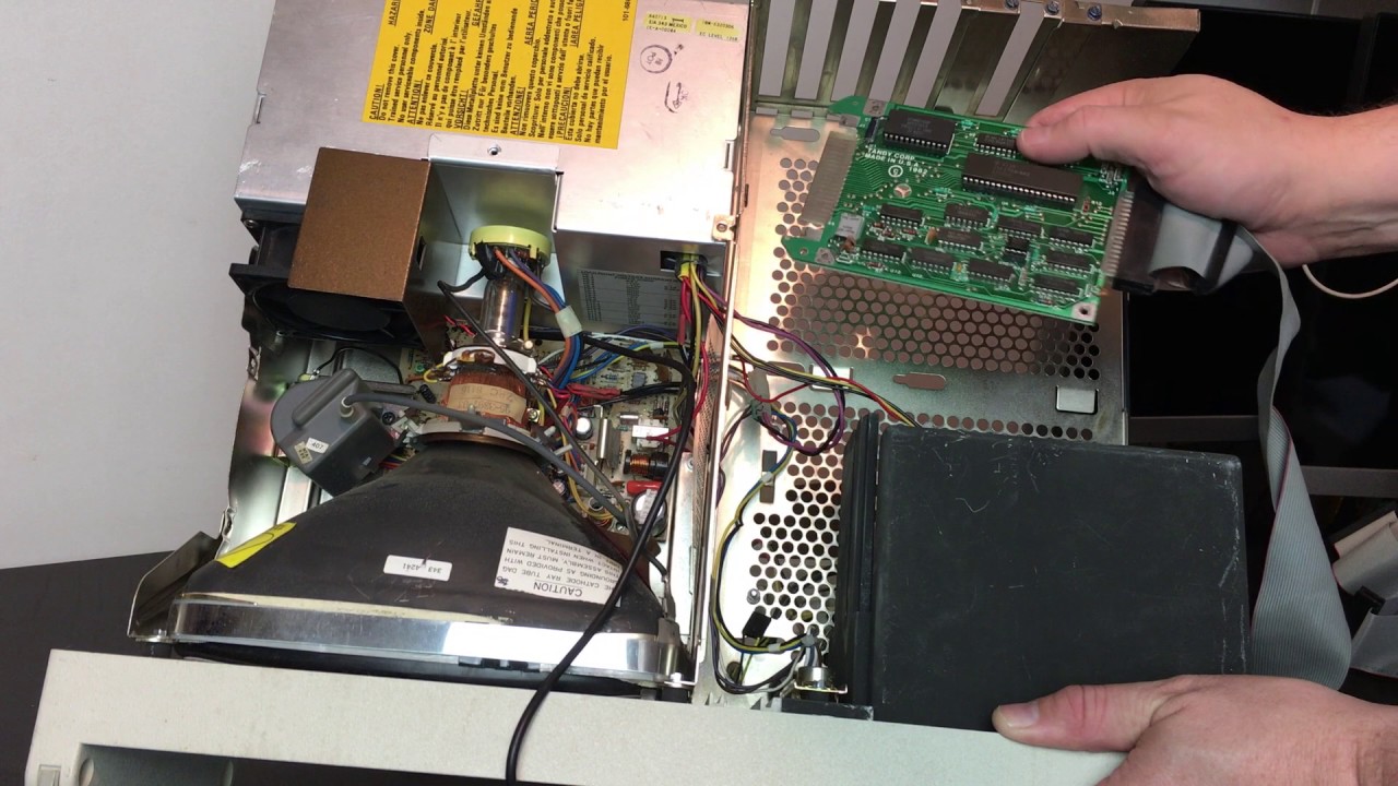TRS-80 / Tandy Coco 3 in an IBM Portable PC Case Project - YouTube