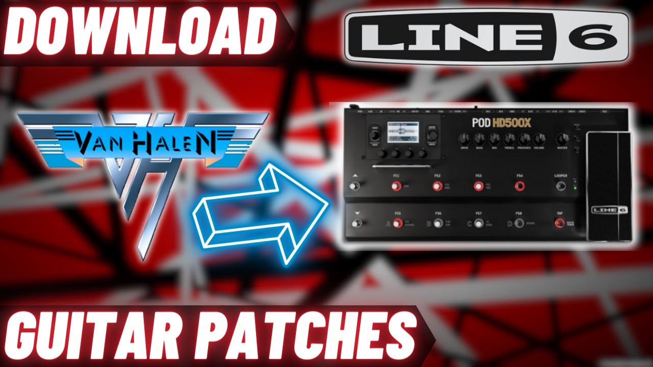 Line 6 POD HD500x - Eddie Van Halen (EVH) Tone Patches (DOWNLOAD) - YouTube