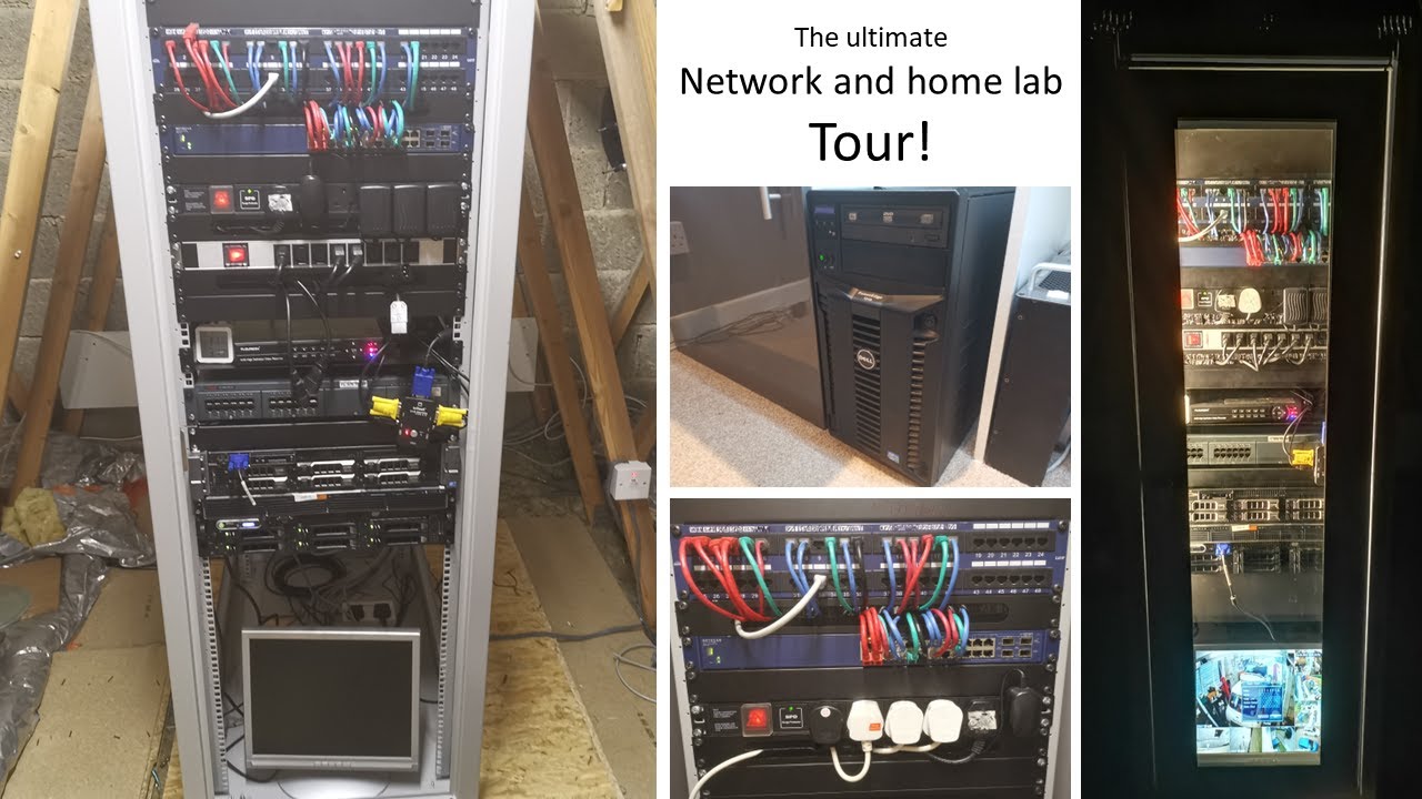 installing new hardware in the server rack for my the home lab (time ...