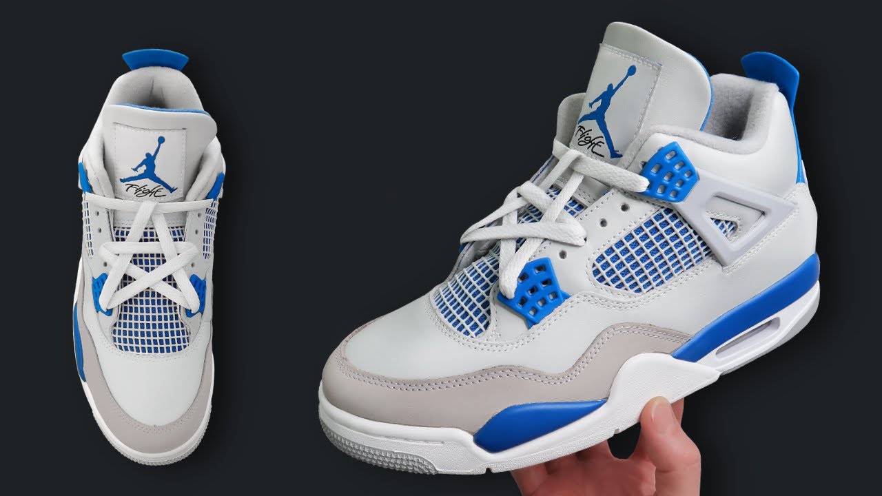How To Star Lace Jordan 4s | Featuring 'Military Blue' (BEST WAY ...