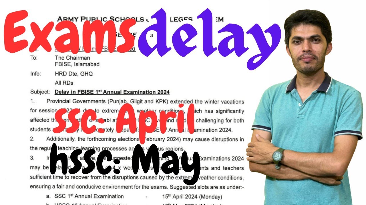 Exam Delay: SSC HSSC Exam 2024 Delay - YouTube