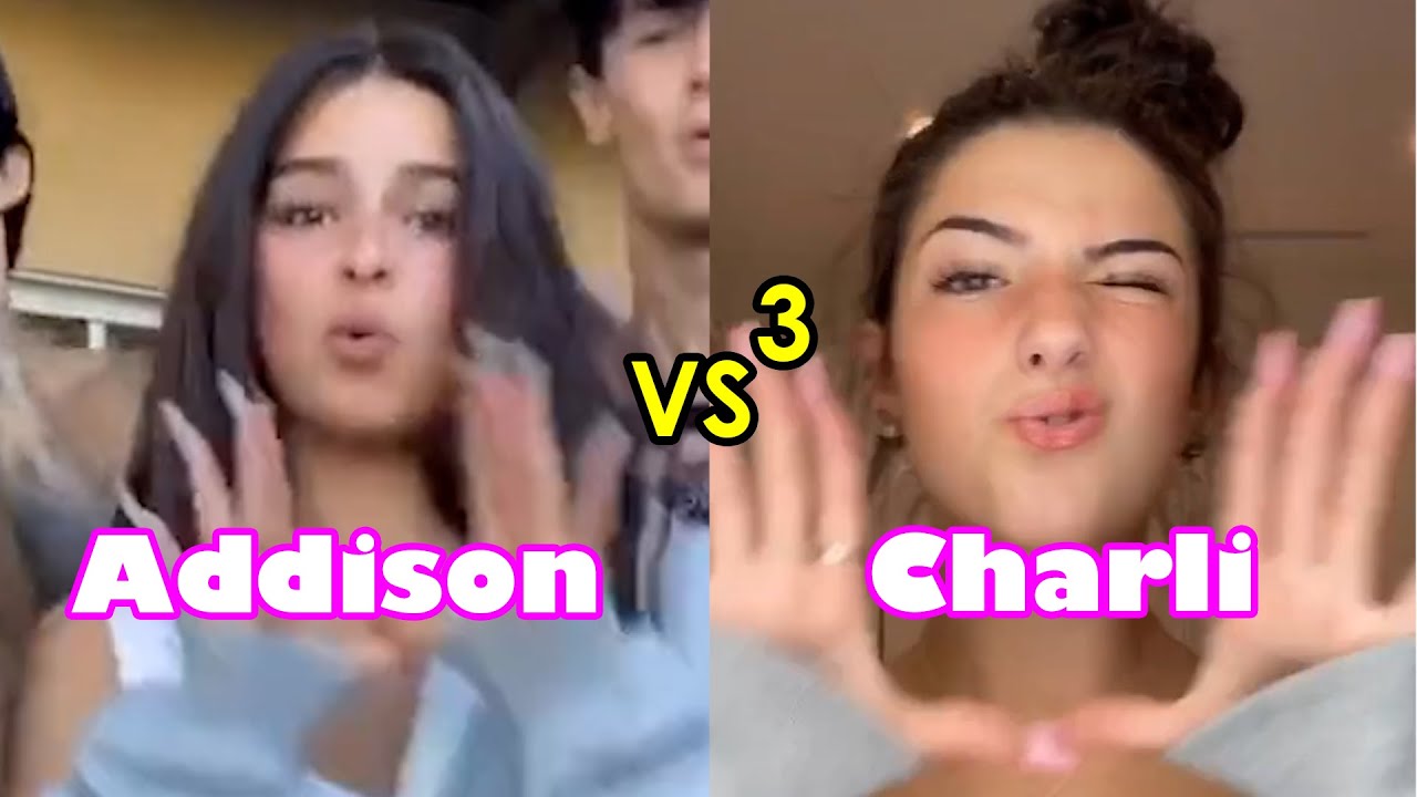 Addison Rae vs Charli D'Amelio, part 3 🌠 - YouTube