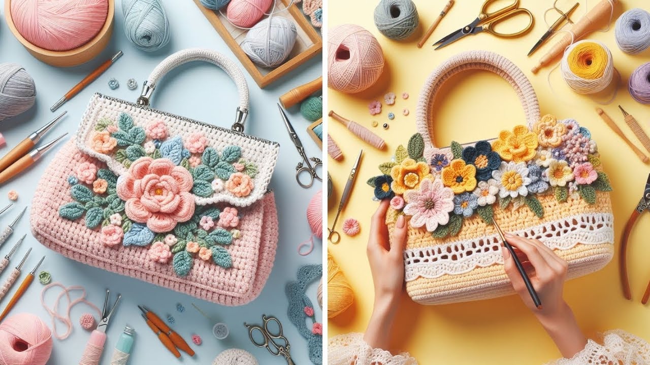 30+ New Beautiful Crochet Bag Designs (share ideas) - YouTube