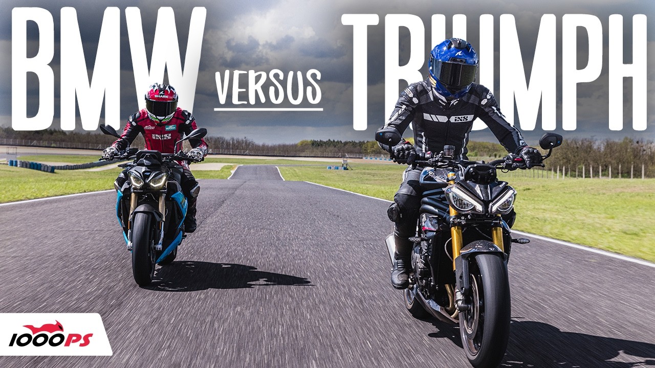 Video: BMW S 1000 R vs. Triumph Speed Triple 1200 RS - Power Nakedbike ...