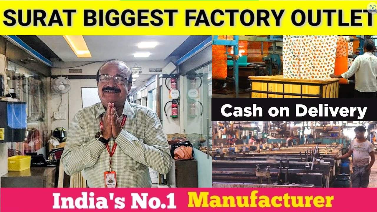 Kesaria Textile Company Surat Tour video | saree wholesale market surat ...
