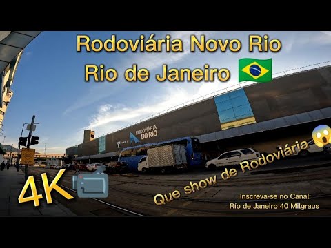 RODOVIÁRIA NOVO RIO [4K] - Andando pela Rodoviária do Rio de Janeiro ...