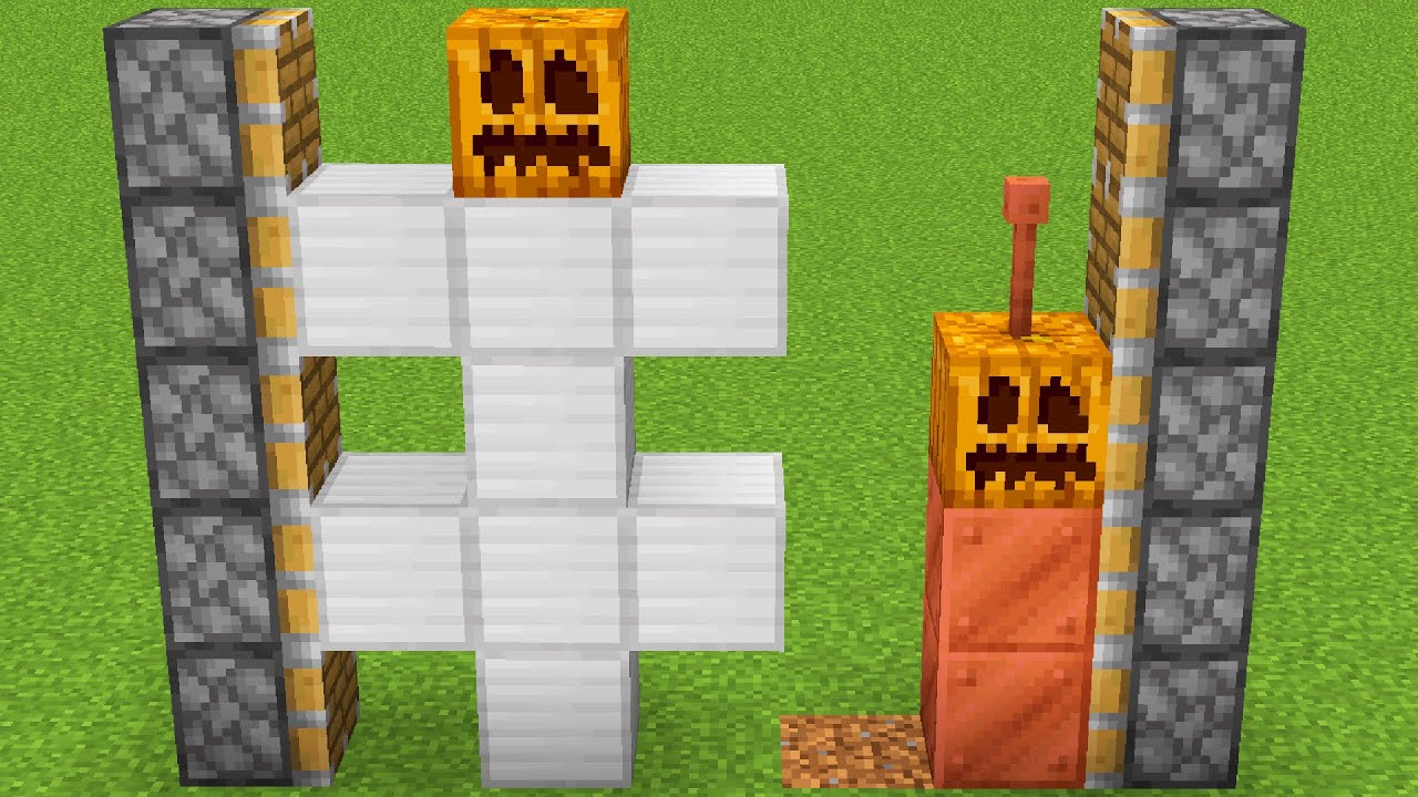 Carminite golem + Copper golem = ??? - YouTube