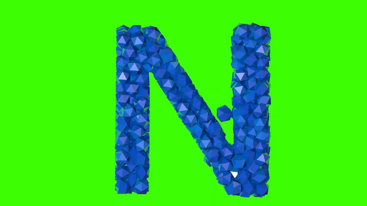 Letter N | Particles Annimation | Motion Graphic - YouTube