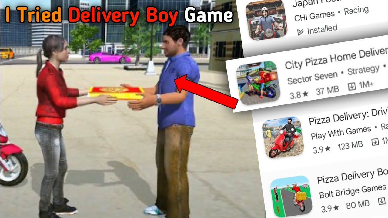 I Tried Delivery Boy Game On Mobile || Rahul Gamerz 06 - YouTube