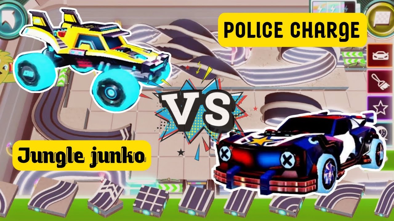 Hot wheels RaceCraft | ⚡ Police Charge VS Jungle JUNKO ☣️ | Gameplay part - 6 ⚓ (Android) - YouTube