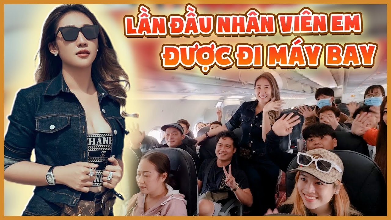 Nhân viên em lần đầu được đi máy bay, bye Châu Đốc Như đến với Đà Lạt ...