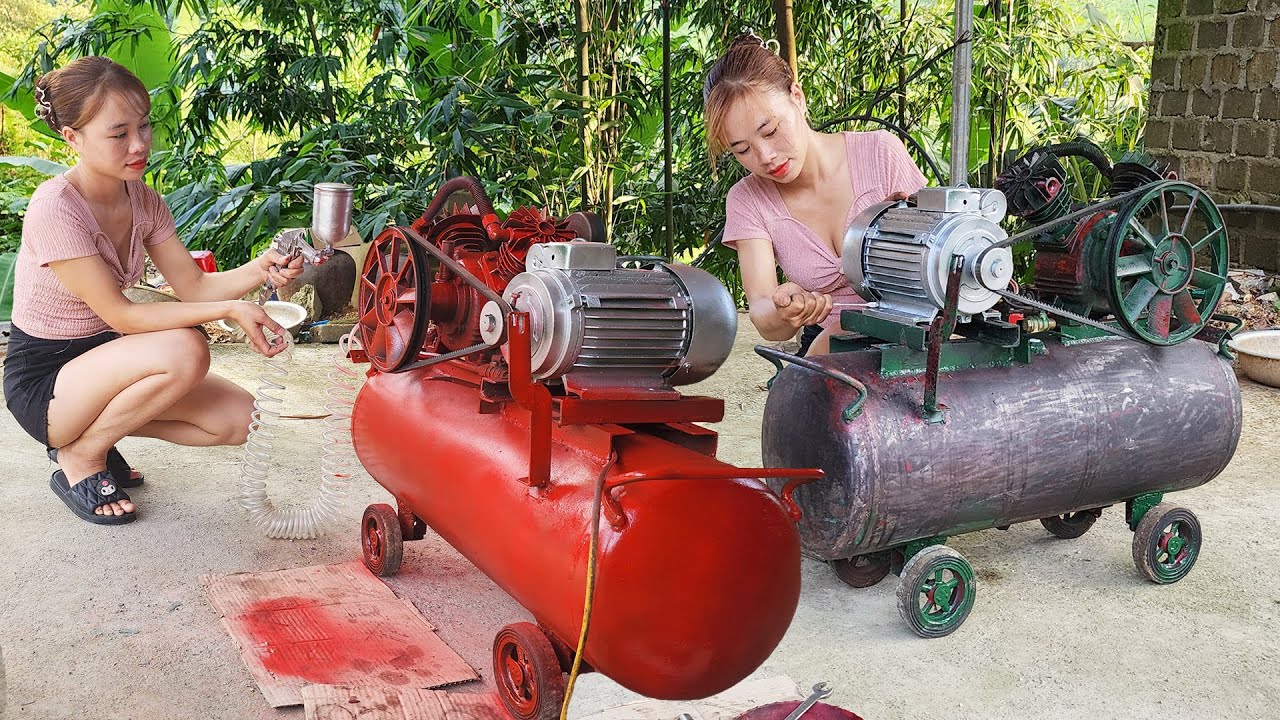 Techniques for repairing and restoring old broken high-pressure air ...