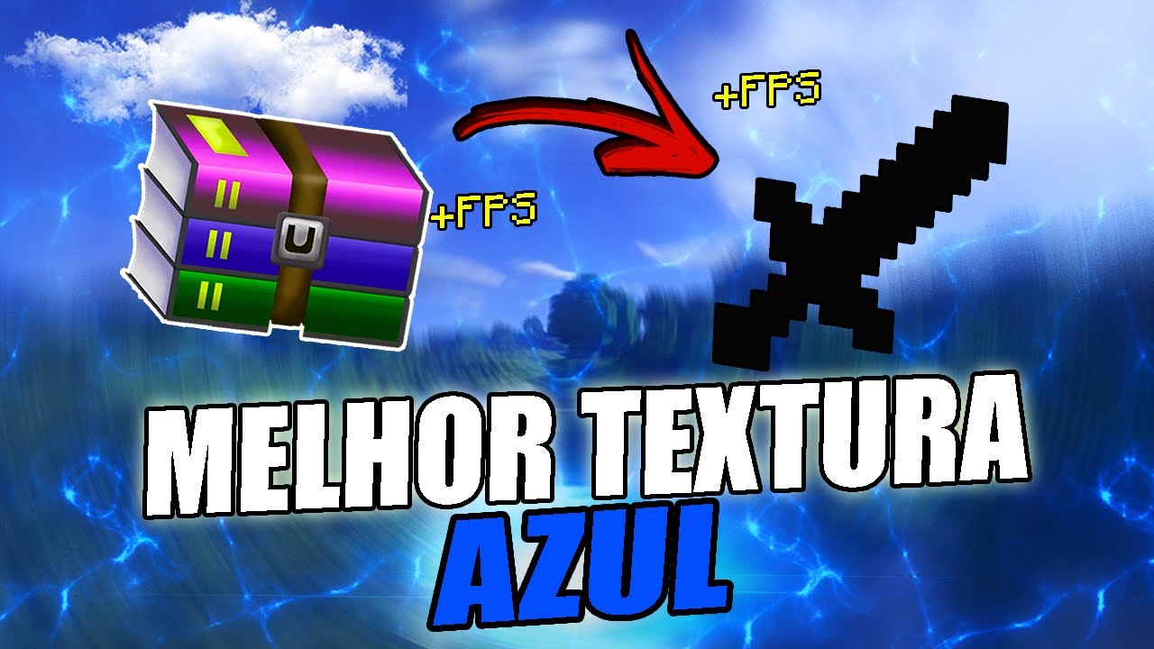 MELHOR TEXTURA AZUL 16x DO MINECRAFT (+fps?) - YouTube