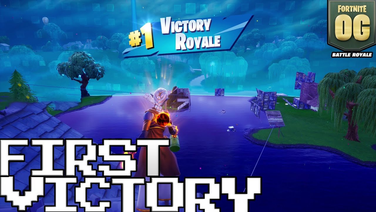 First Victory Royale In Fortnite OG !! - YouTube