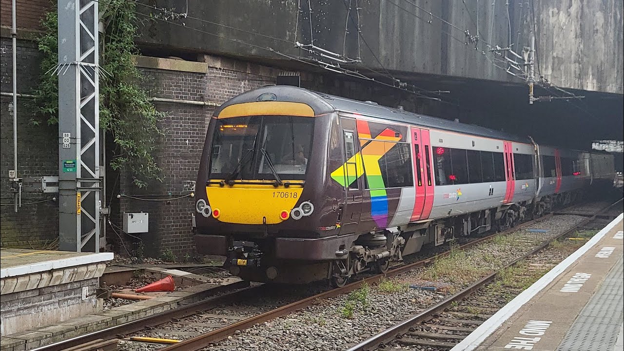NEW PRIDE 170!! | 170618 and 323218 + 323216 at Birmingham New Street ...