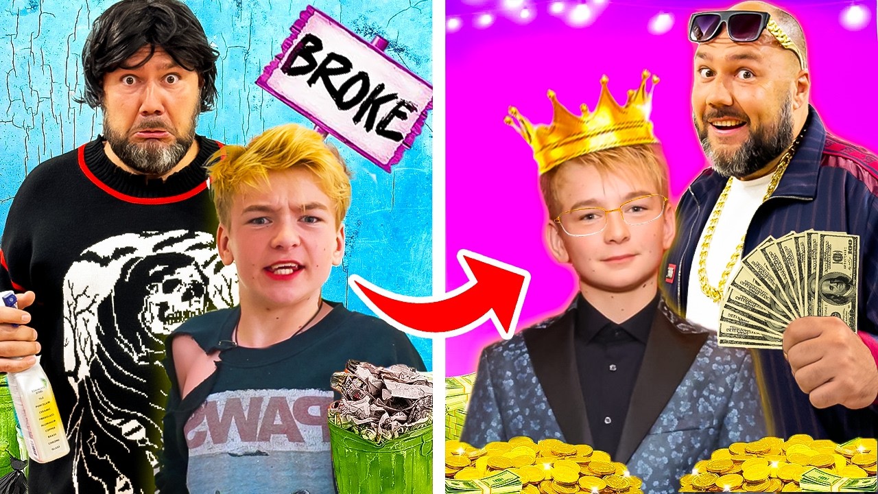 Poor YouTuber vs Rich YouTuber for 24 Hours! - YouTube