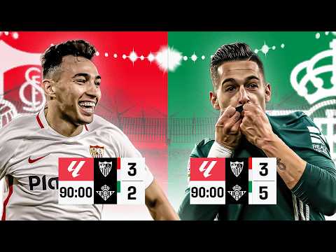 SEVILLA FC vs REAL BETIS: Los PARTIDOS MÁS EPICOS | LALIGA 2015-2025