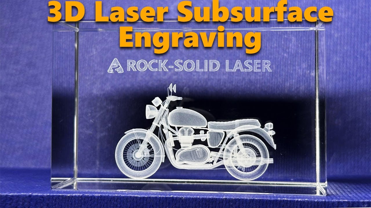 HD Laser Subsurface Engraving on Crystal Glass - YouTube
