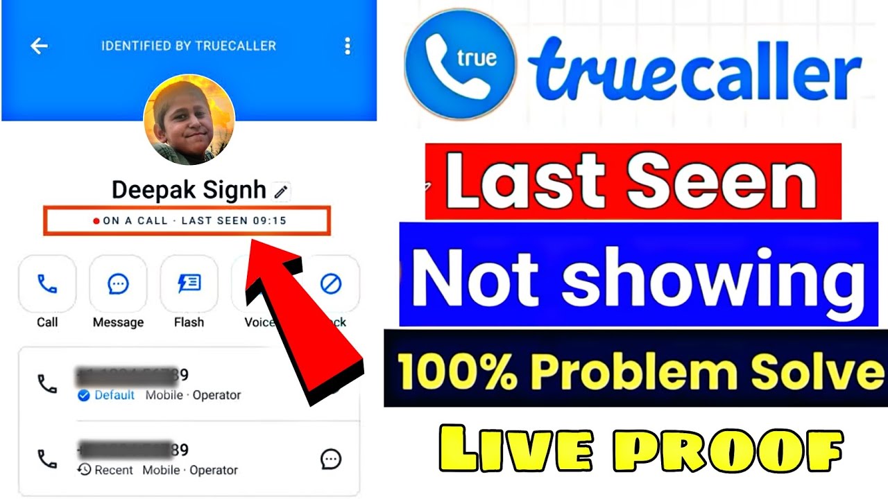 Truecaller Last Seen Not Showing | Truecaller Online Status Not Showing ...