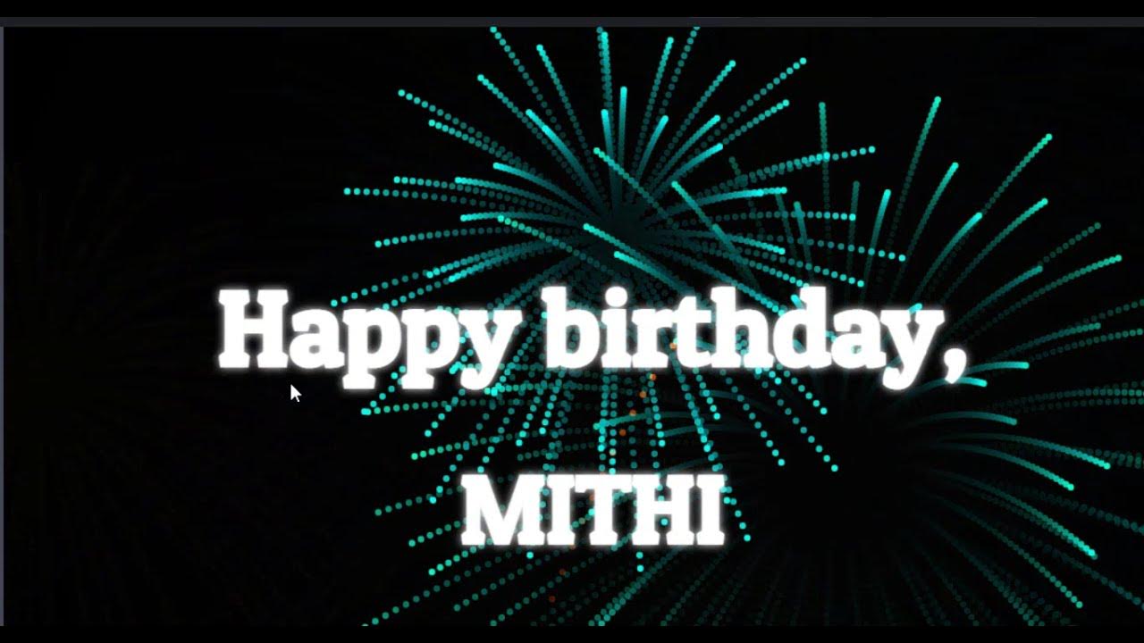 Birthday Wishes Css Css Illustration Animated Effects Youtube