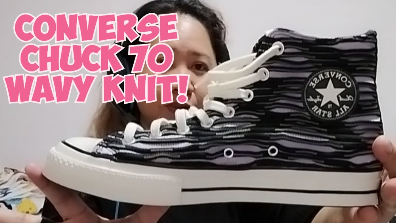 Converse Chuck 70 wavy knit unisex sneaker shoes! - YouTube