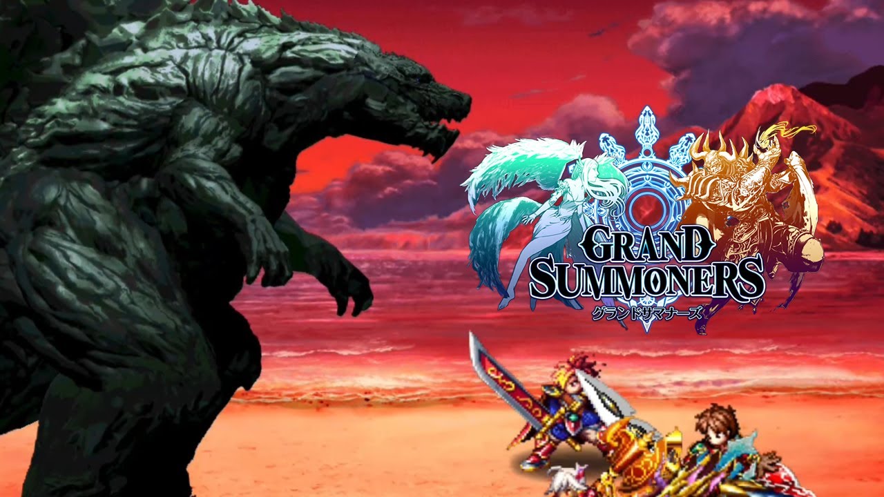 GODZILLA EARTH attacks Grand Summoners! Godzilla the Planet eater ...